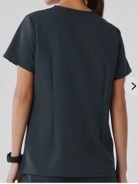 Figs | Tops | Figs Catarina Scrub Top Deep Gray Color With A Vneck And ...